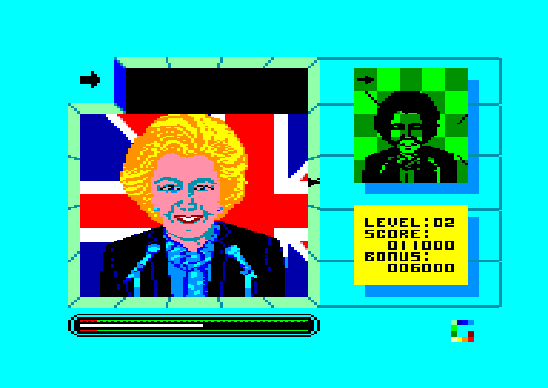Split personalities by Domark on Amstrad CPC (1986)